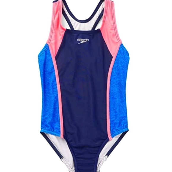 Speedo | Swim | Speedo Girls Racerback One Piece Swimsuit | Poshmark